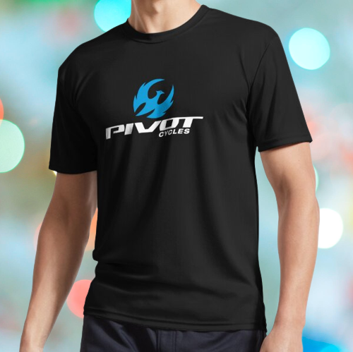 SALE SHIRT PIVOT CYCLES BLUE ACTIVE LOGO T-SHIRT UNISEX TEE FUNNY USA ...