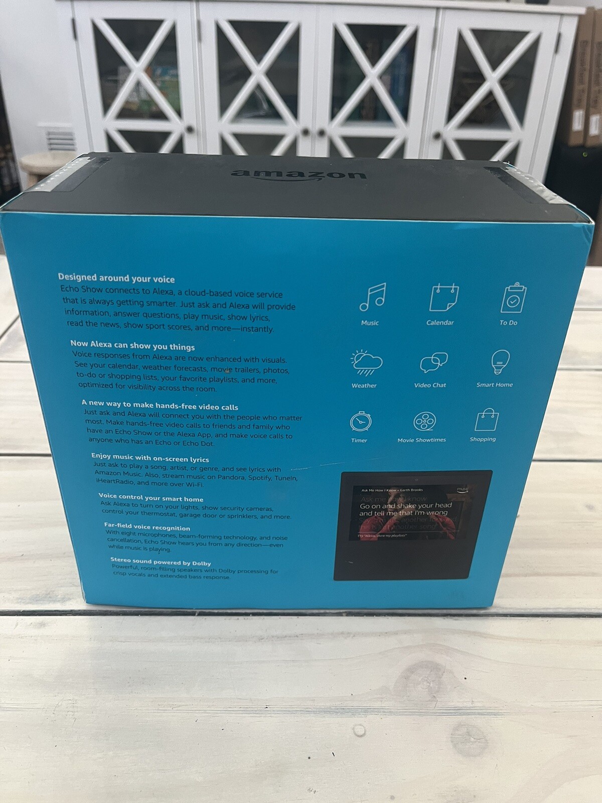 Amazon Echo Show 1st Generation - Black - Bluetooth Smart Speaker with ...