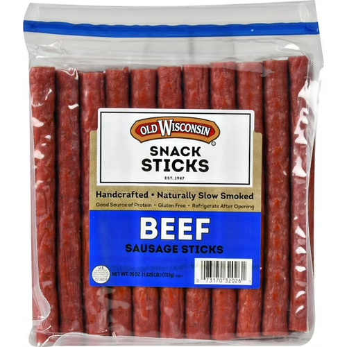 Old Wisconsin Gluten Free Beef Sausage Sticks 26oz Resealable Bag | eBay