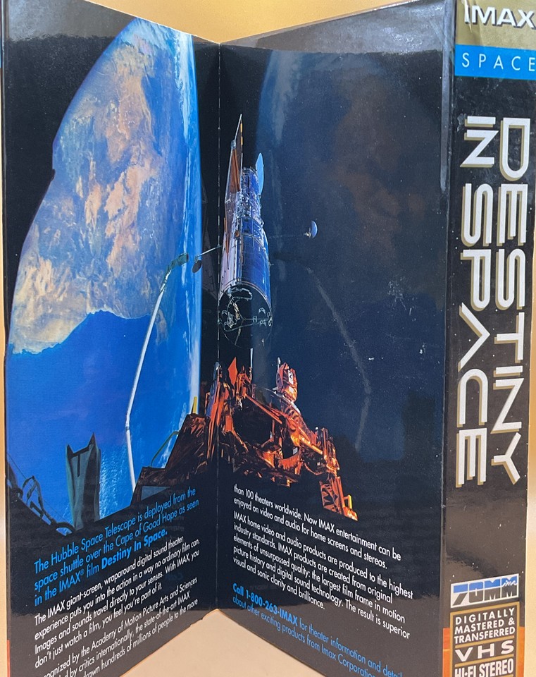 IMAX Destiny In Space Narrated by Leonard Nimoy VHS 1994 **Buy 2 Get 1 ...