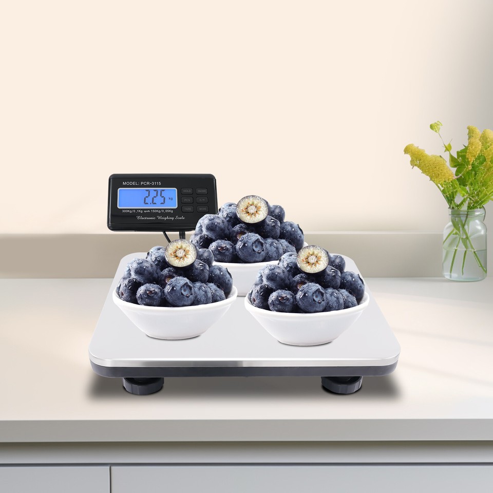 660LB Heavy Duty Digital Industry Shipping Postal Platform Scale Weight ...