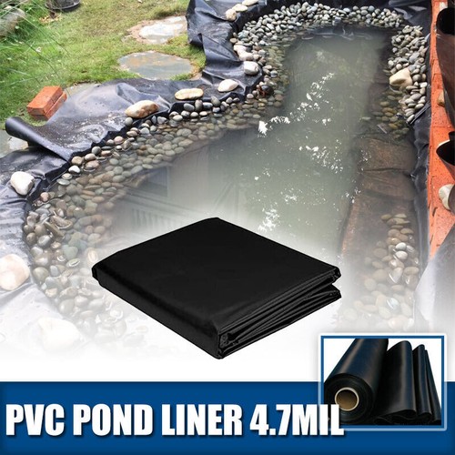 PVC 4.7 MIL Flexible Pond Liner Fish Liners Pool Landscaping Membrane ...