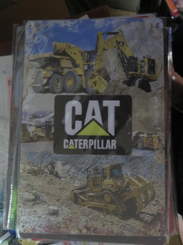 cat caterpillar metal sign MAN CAVE 30 by 20 cm | eBay