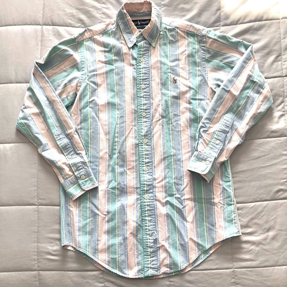 Vintage Polo Ralph Lauren 80s Dress Shirt Button Up Size 14 Vintage Polo Ralph Lauren 80s Dress Shirt Button Up Size 14