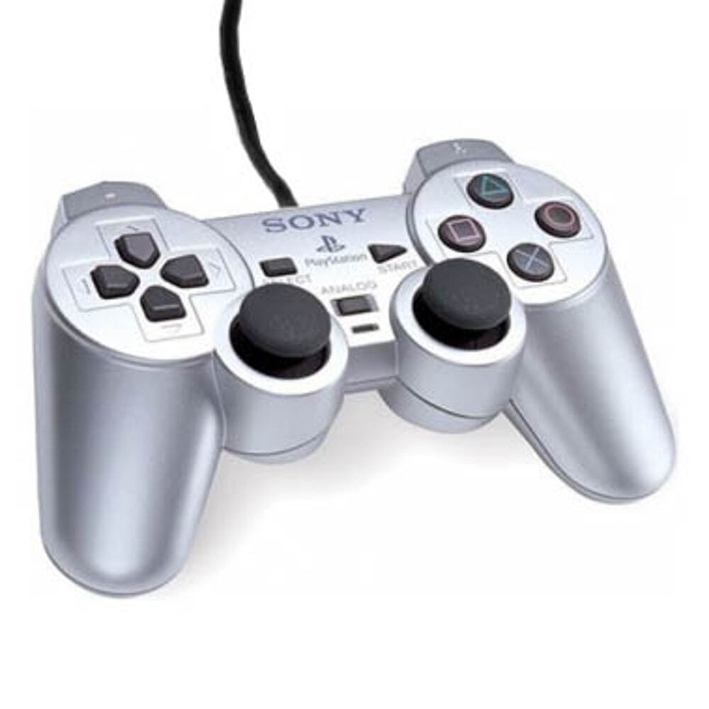 Sony DualShock 2 PS2 Controller (Unpackaged) Silver | eBay