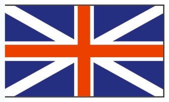 GB Historical Union Jack 1707 - 1801 Flag - 150mm | eBay UK
