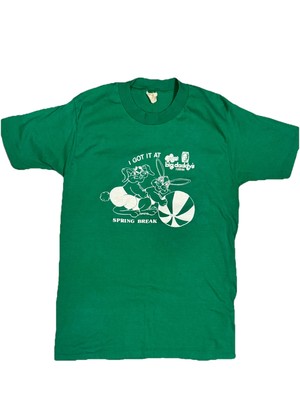 Vintage 70s Flanigans Spring Break Big Daddy T Shirt Sz Medium Green ...