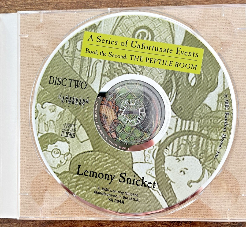 A Series Of Unfortunate Events The Reptile Room By Tim Curry Audio Book ...