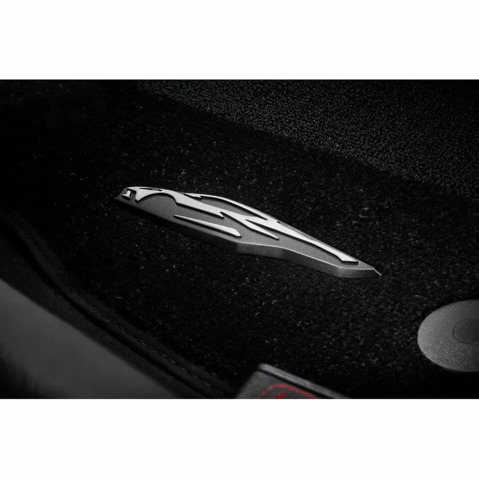 2020-2026 Chevrolet Corvette C8 Carpet Floor Mats 85103786 Black w/ Tan ...