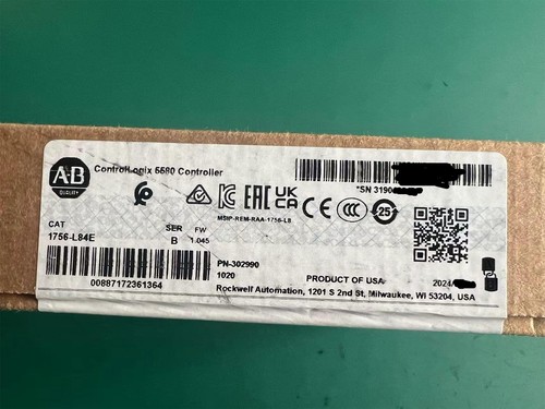 1756-L84E SER B Controller ControlLogix 20MB Processor Logix5580 New ...