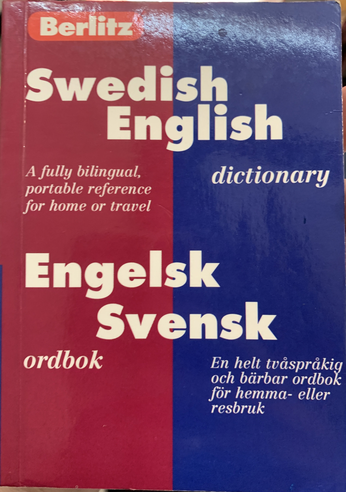 BERLITZ SWEDISH-ENGLISH DICTIONARY/ENGELSK-SVENSK ORDBOK By Berlitz Publishing 9782831563855| eBay
