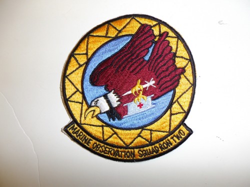 b8929 USMC Vietnam VMO-2 Marine Observation Squadron Two Eagle gld R7D ...