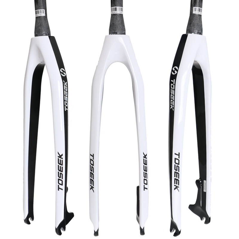 TOSEEK 26/27.5/29in Carbon Fiber Bicycle Fork MTB Bike Tapered Rigid ...