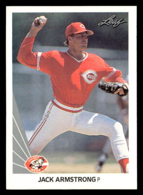 Jack Armstrong 1990 Leaf Inc. Card #374 Cincinnati Reds | eBay