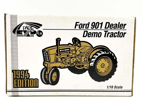 1/16 Ford 901 Narrow Front Tractor, 1994 Dealer Expo Edition, Gold Demo ...