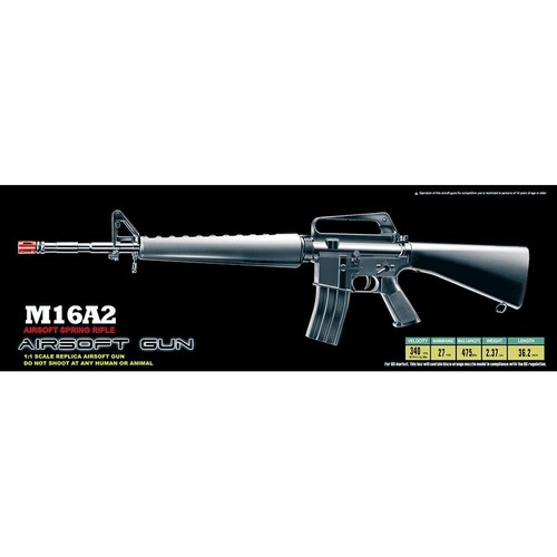 340 FPS WELL M16A2 VIETNAM SPRING AIRSOFT RIFLE GUN w/ 6mm BBs BB M16 ...