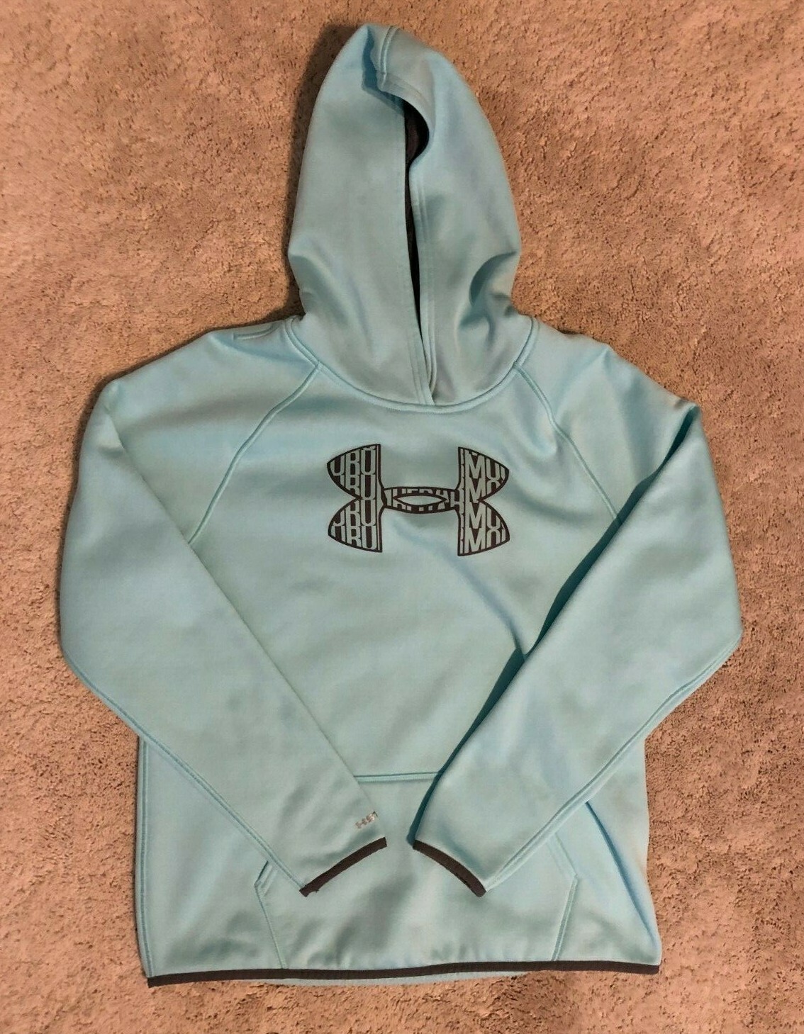 Under Armour Teal Hoodie Girls Youth Large Ebay