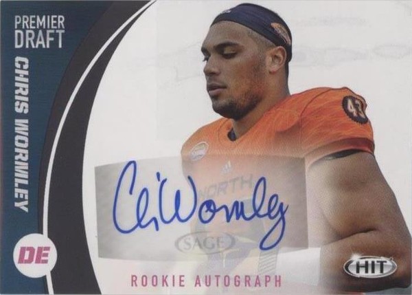 2017 Sage Hit - Autographs #A25 Chris Wormley (AU, RC) for sale online ...
