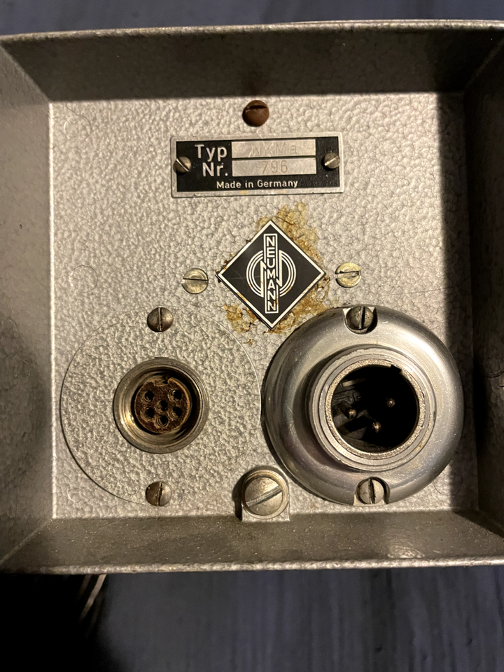 Vintage Neumann KM64 Modified to large capsule by AEG with AC701k tube ...