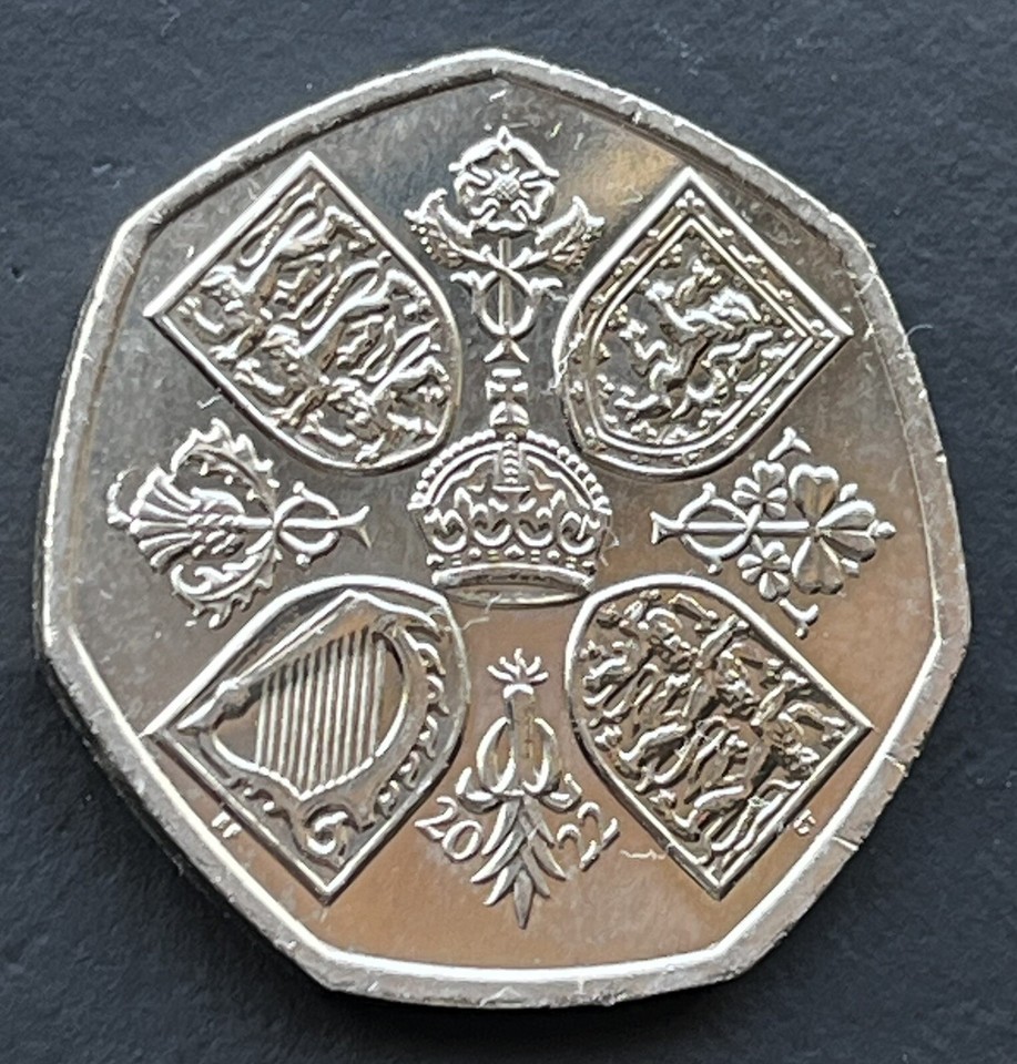 Rare Prince Charles III 50p Coin, Celebrating The New King | eBay UK
