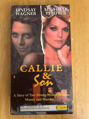 Callie & Son VHS Video Michelle Pfeiffer Dabney Coleman Lindsey Wagner ...