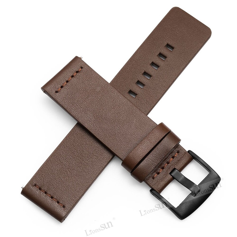 For Fossil Watch Genuine Leather Band Wrist Strap 18/20/22mm+Quick ...