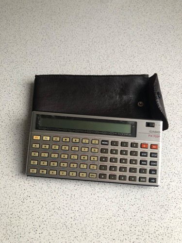 Casio Fx 702P Vintage Pocket Programmable Calculator With Case | eBay
