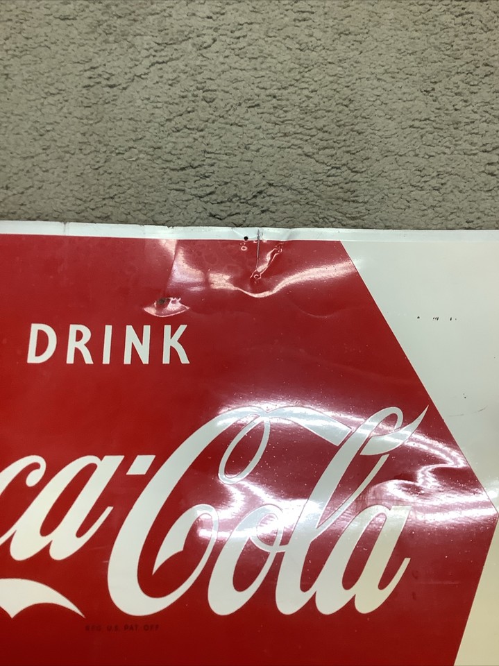 1952 Coca Cola Sign USA Rare | eBay