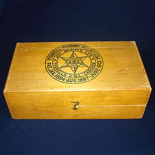 1903 Tyrrells Hygienic Colon Enema Wood Box Quack Medicine | eBay