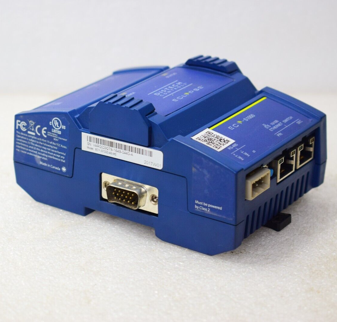 DISTECH CONTROLS ECY-S1000-48-MS CONNECTED SYSTEM CONTROLLER ECY-S1000 ...