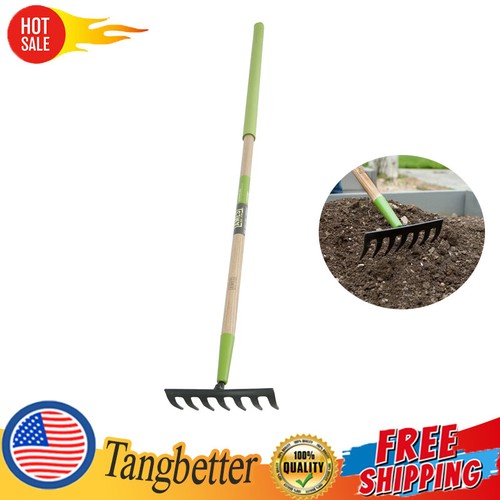 Welded Floral Level Rake With 7 Tines Heavy Duty Garden Rake Lawn Yard ...
