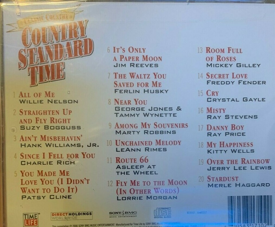 Classic Country Country Standard Time Life Various Artists CD NEW ...