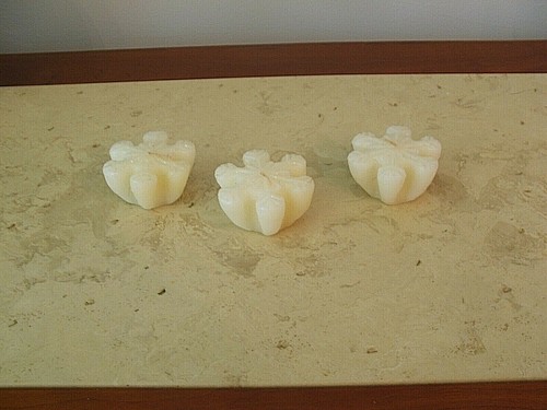 SPARKLING SNOWFLAKE FLOATING HOLIDAY CANDLES SET OF 3 | eBay