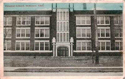 Postcard Central School Defiance Ohio | eBay
