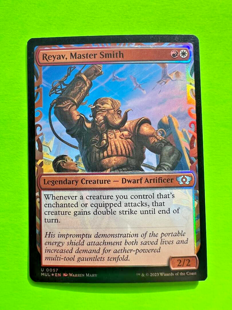 MTG - March of the Machine - Reyav, Master Smith - Rare Foil Showcase | eBay