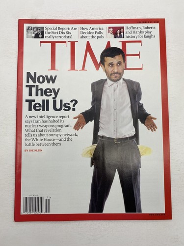 2007 Time Magazine December 17 Now They Tell Us Newsstand High Grade | eBay