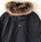 Barbour Thrunton Waxed Cotton Jacket w/ Faux Fur Trim - Navy Blue - Plus Size 3X | eBay