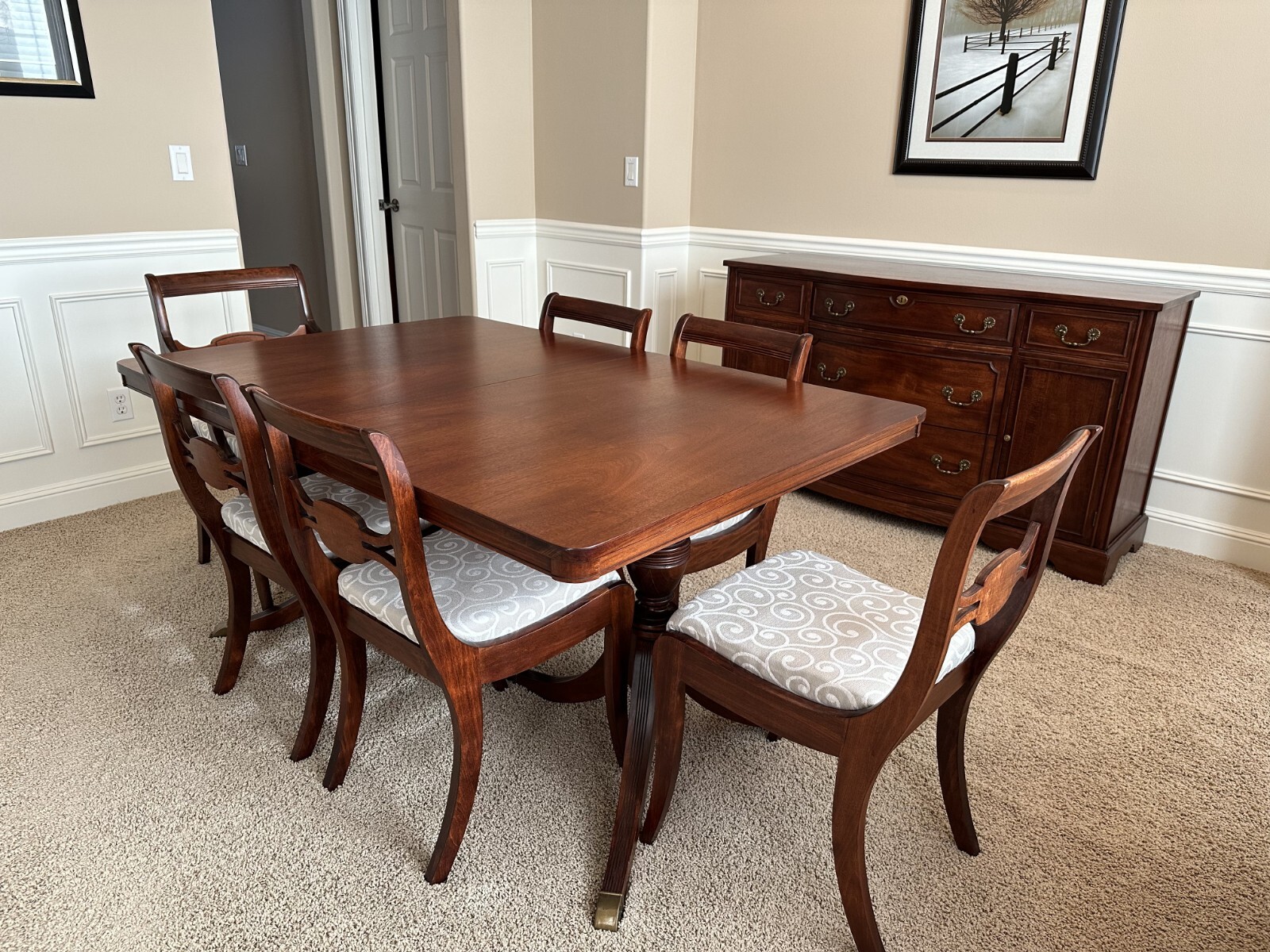 Duncan Phyfe Dining Room Table