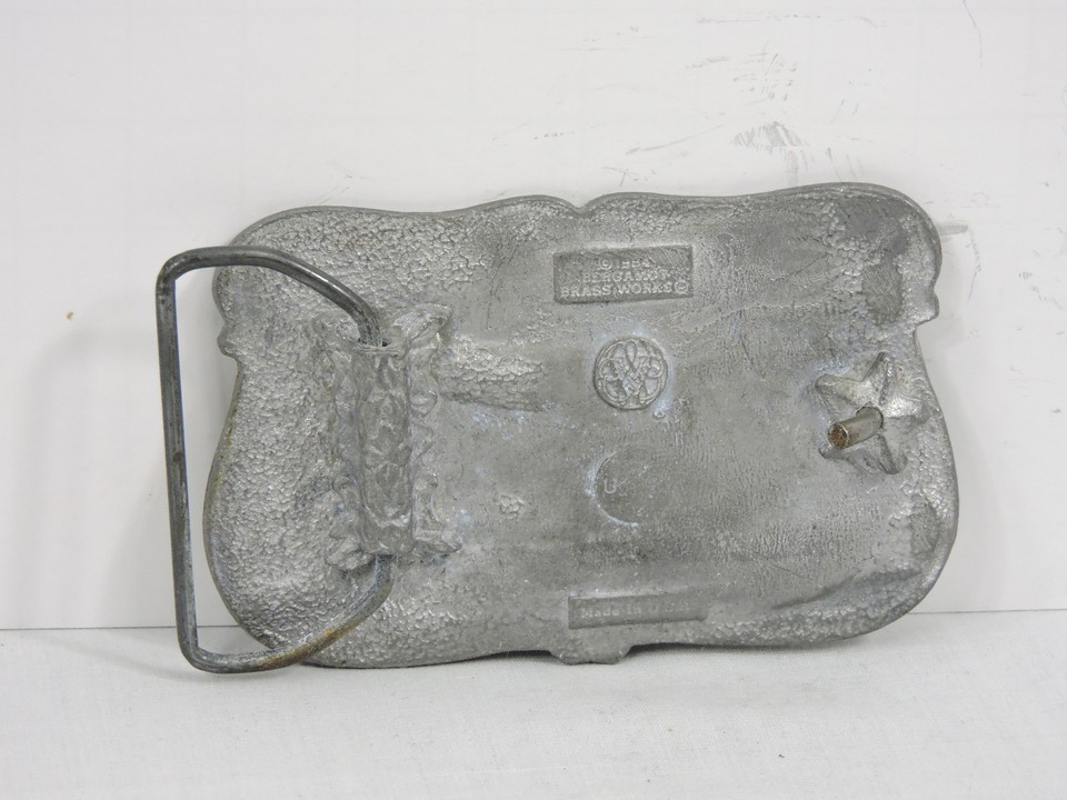 Vintage 1984 Bergamot Brass Works Belt Buckle U-149 Railroad Steam Locomotive | eBay