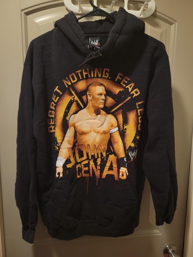 Vintage 2007 WWE John Cena Wrestling Pullover Hoodie Small Fifth Sun S ...