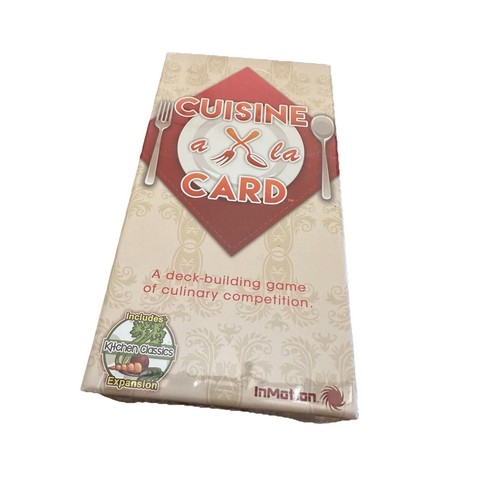 NEW Cuisine a la Card Deck Building Game Culinary Competition InMotion ...