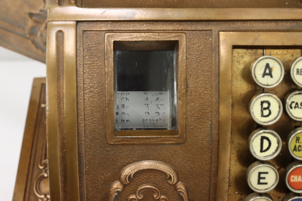 Bronze Antique 1914 Department Store Cash Register, National #51044 | eBay