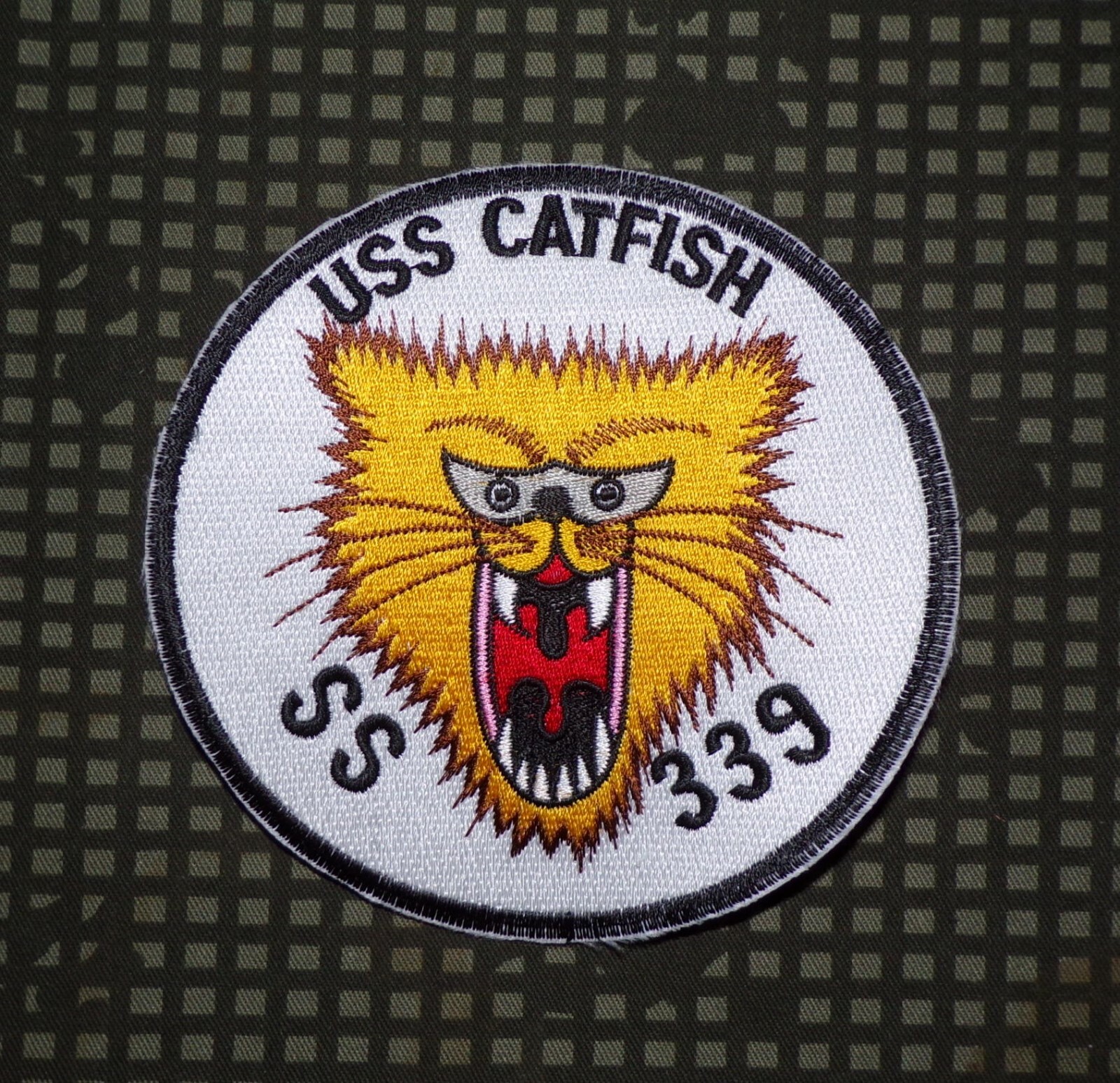 US Navy USS Catfish SS 339 Submarine Embroidered Full Color Patch | eBay