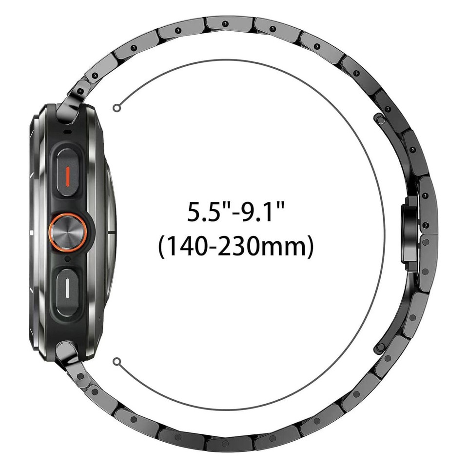 Luxury Business Titanium Alloy Band For Samsung Galaxy Watch 7 Ultra ...