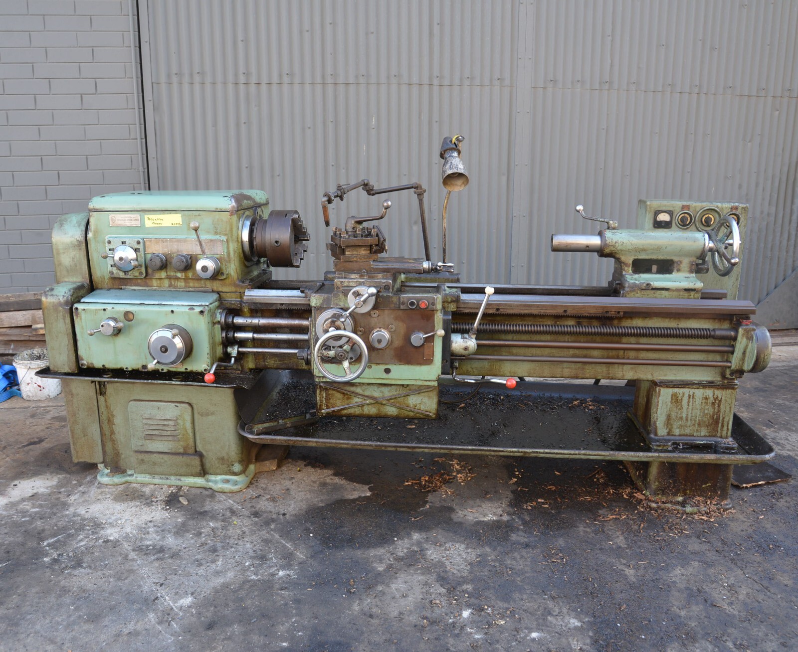 Center Metal Lathe STANKOIMPORT IK62 3 jaw chuck USSR 1967 - working | eBay