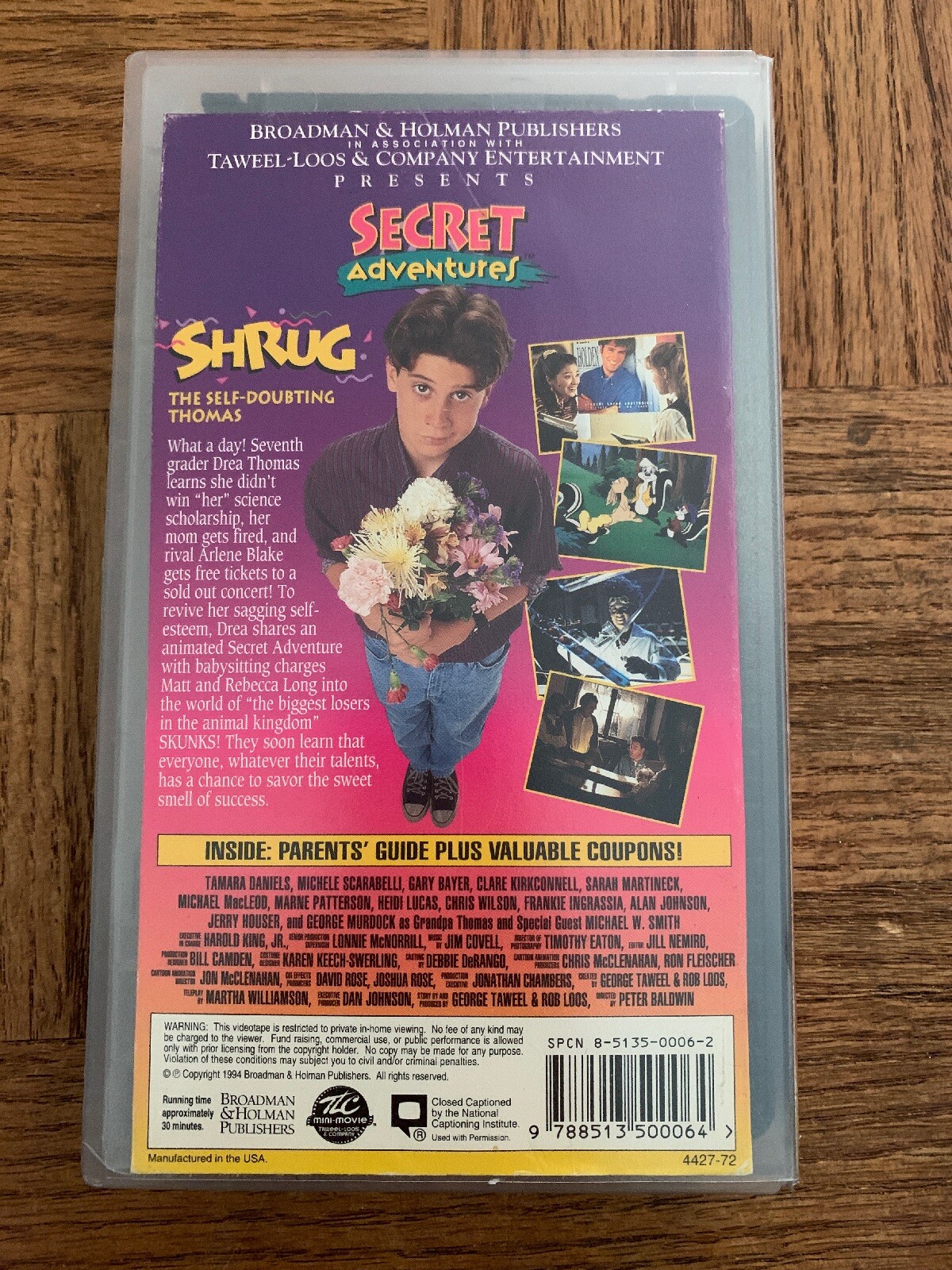 Shrug Secret Adventures VHS | eBay