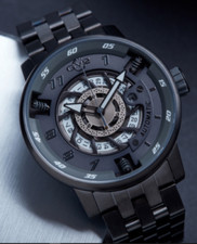 GV2 1303 Grey Leather Wrist Watch for Men for sale online | eBay