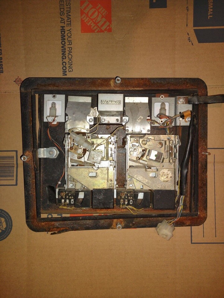 romstar neo geo midway arcade coin door pacman? parts #539 | eBay