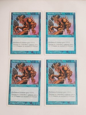 MTG Playset 4x Unstable Mutation (5th Edition/Blue/C) - BGM | eBay