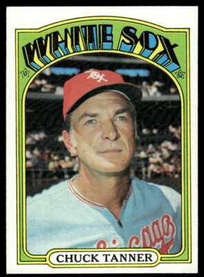 1972 Topps Chuck Tanner Chicago White Sox #98 | eBay